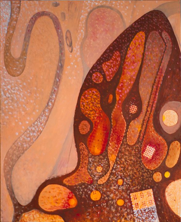 remaining 2 - Nicole Scheller - Paintings & Prints, Abstract, Organic ...