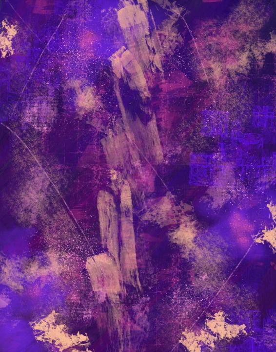 Purple Passion - Weird and Wonderful Art - Digital Art & AI, Abstract ...