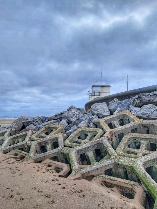 Wirral Coastal Defences New Brighton - The Strand Line - Photography ...