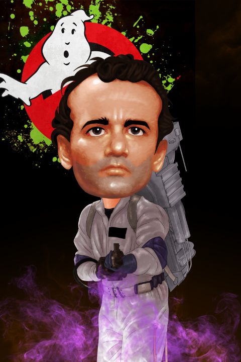 Ghostbuster Peter Venkman - Artmiker Studios - Digital Art & AI ...