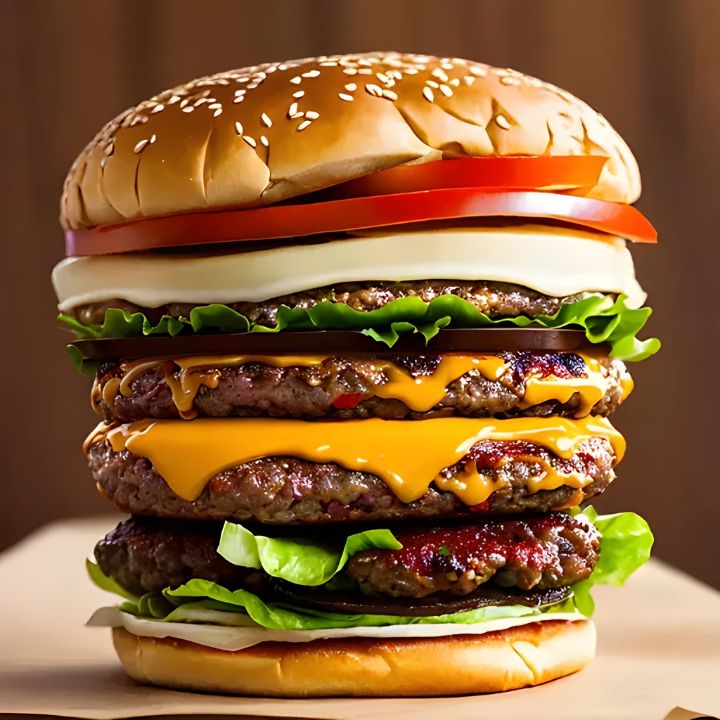 king size burger - pinnacle - Digital Art & AI, Food & Beverage, Other ...