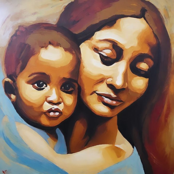 : A Mother's Unconditional Love - Master mind art gallery - Digital Art ...