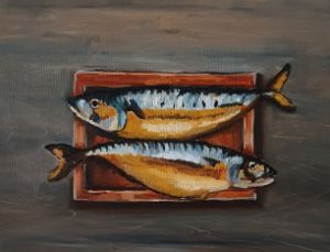 Still life with fish (4) - Tatiana Karchevskaya - Paintings & Prints ...