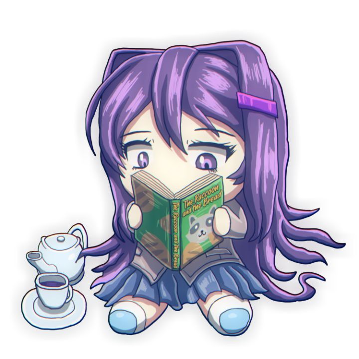 Baby Yuri Does a Read - DDLC - The Shoddy Doodles - Digital Art & AI ...