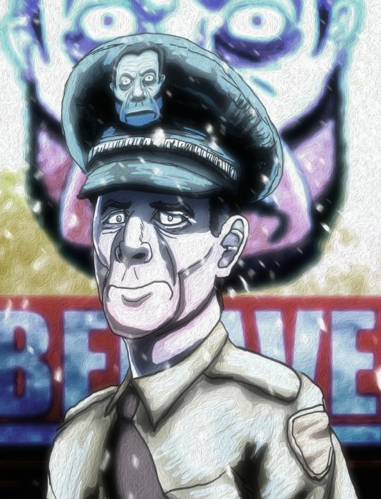 Hello, Fellow Officer - The Shoddy Doodles - Digital Art & AI, People ...