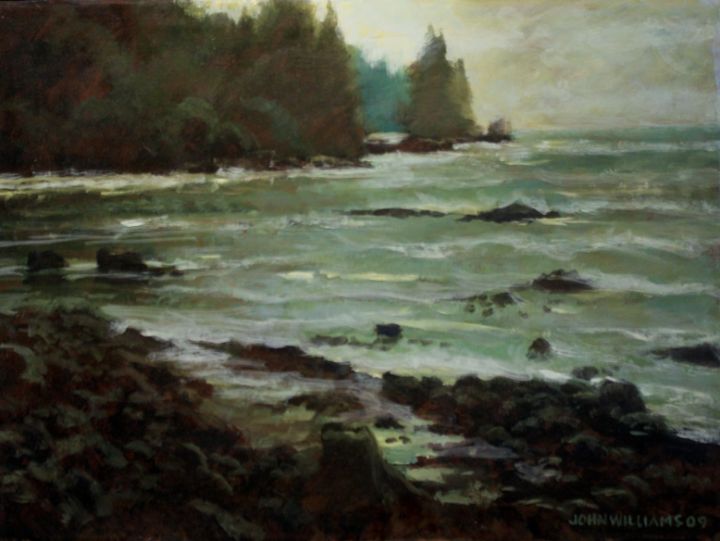 Cold Rainy Day Neah Bay Washington - Missouri Artist John Williams ...