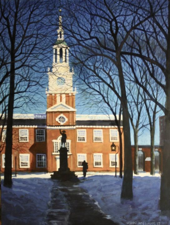 Independence Hall Philadelphia - Missouri Artist John Williams ...