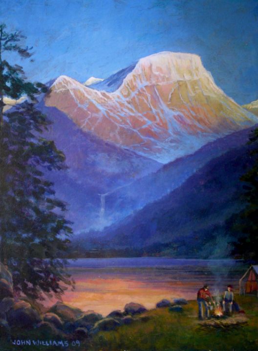Glacier National Park Influence - Missouri Artist John Williams ...