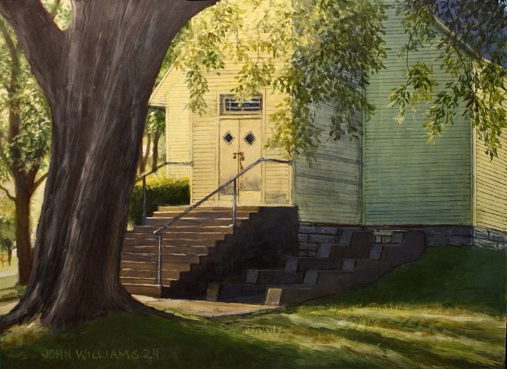 Old Church in Missouri City Missouri - Missouri Artist John Williams ...
