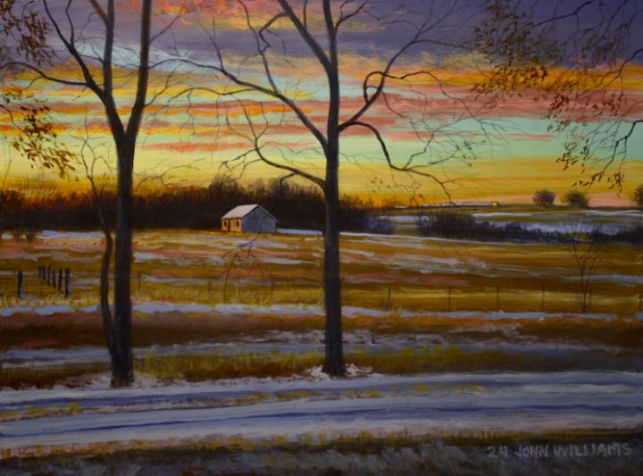Mark Walters’ Old Barn - Missouri Artist John Williams - Paintings ...