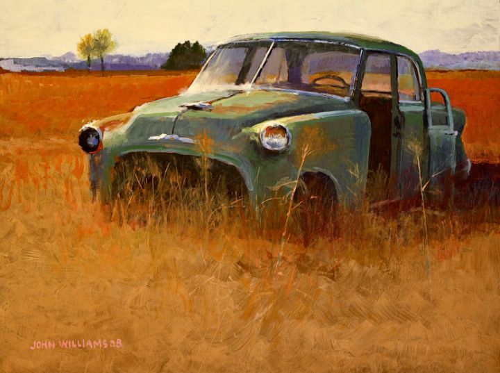 The Weed Eater - Missouri Artist John Williams - Paintings & Prints ...