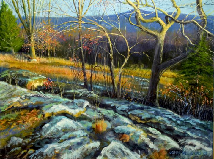 Kieffer Mound at Evening - Missouri Artist John Williams - Paintings ...