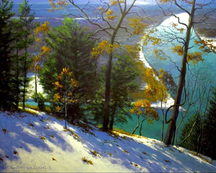 Sac Osage Bluff - Missouri Artist John Williams - Paintings & Prints ...