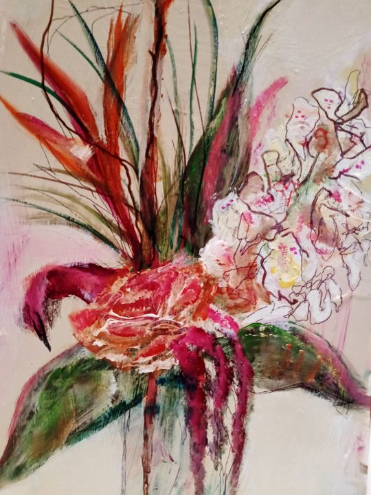 Floral 4 - GYPSY STAR ARTWORK - Paintings & Prints, Flowers, Plants ...