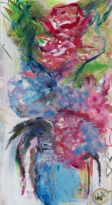 Floral 2 - GYPSY STAR ARTWORK - Paintings & Prints, Abstract, Organic ...