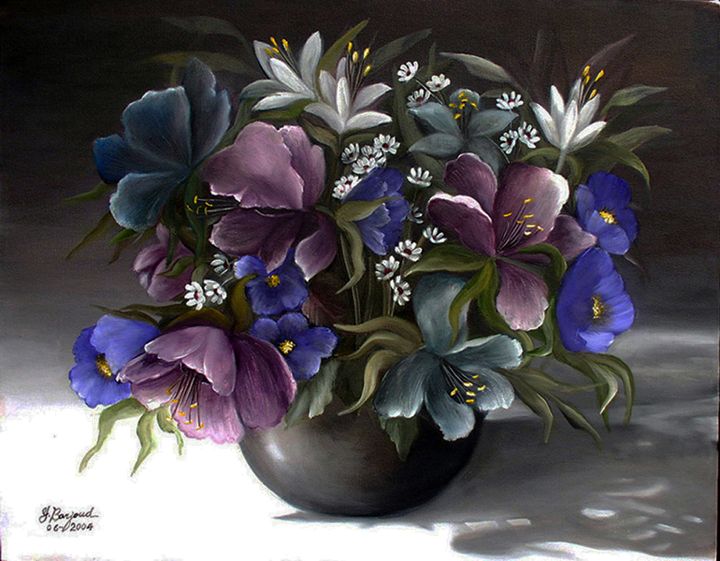 Shades of Purple - Yolanda Barjoud Originals - Paintings & Prints ...