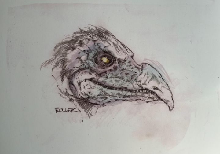 Skeksis - The Dark Crystal (1982) - Roller Coaster Art Show - Paintings ...
