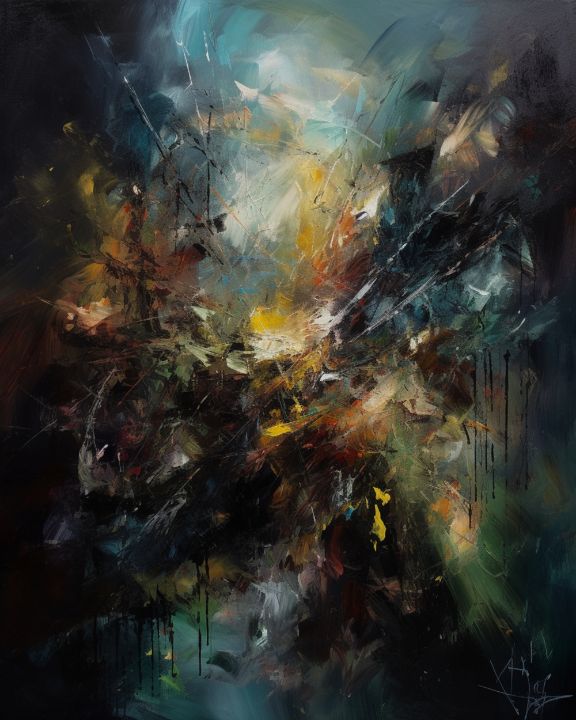 Waste Away - Hive42Designs - Drawings & Illustration, Abstract, Color ...