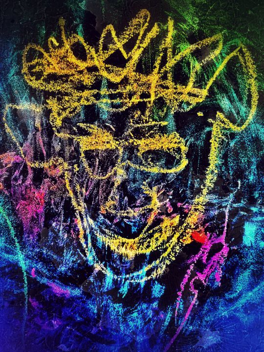 Cave Drawing (Arthur) - Lachlan J McDougall - Paintings & Prints ...