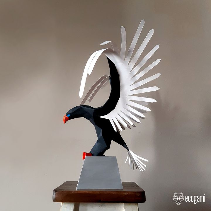 Eagle papercraft sculpture - Ecogami - Sculptures & Carvings, Animals ...