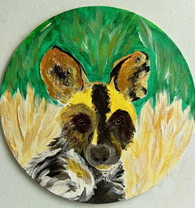 Painted Wolf - EartHeart - Paintings & Prints, Animals, Birds, & Fish ...