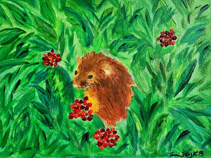 Berry Delight - EartHeart - Paintings & Prints, Animals, Birds, & Fish ...