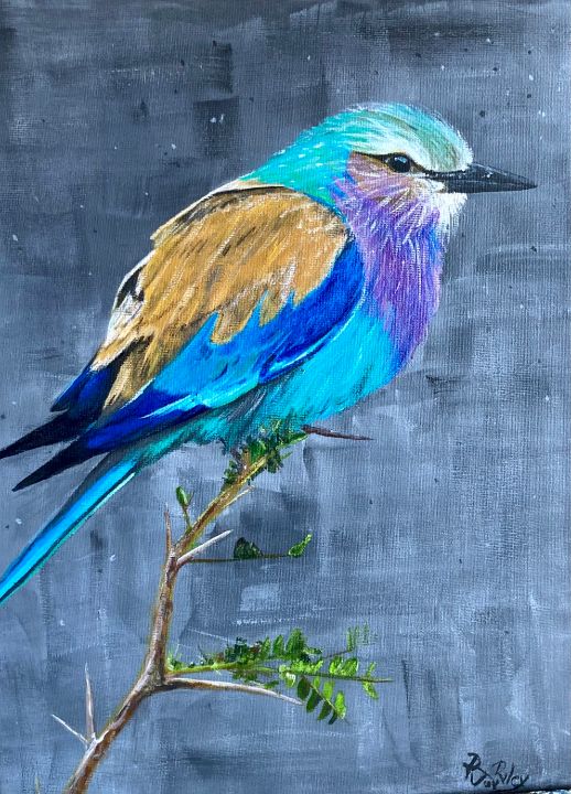 “Blue” - PJ Riley Art - Paintings & Prints, Animals, Birds, & Fish ...