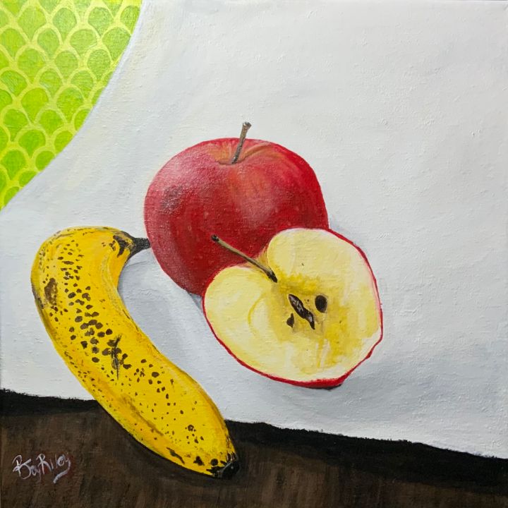 Apple or Banana - PJ Riley Art - Paintings & Prints, Food & Beverage ...