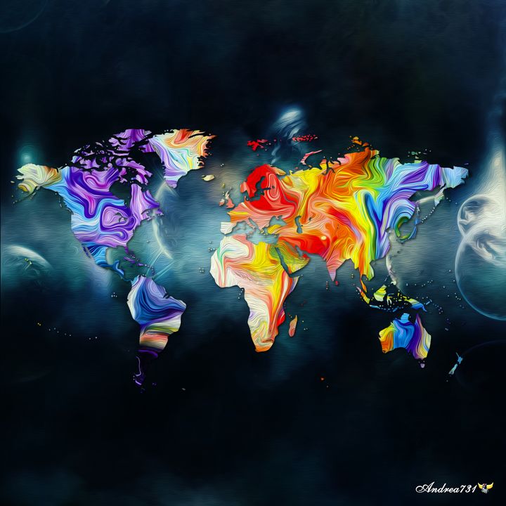 New world - Andrea731 - Digital Art & AI, Abstract, Color - ArtPal