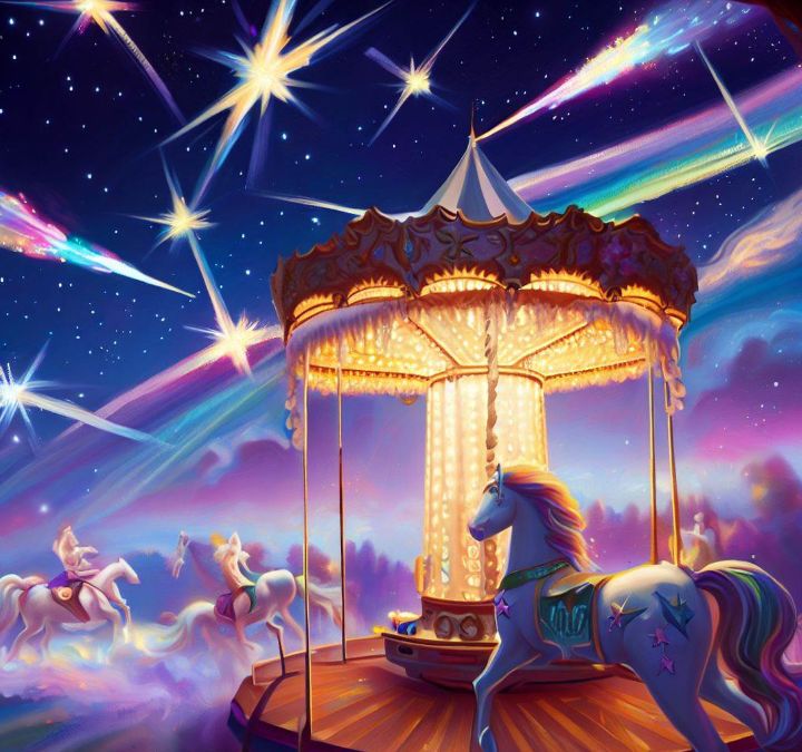 Galactic Carousel - C.K. Art Haven - Digital Art & AI, Fantasy ...