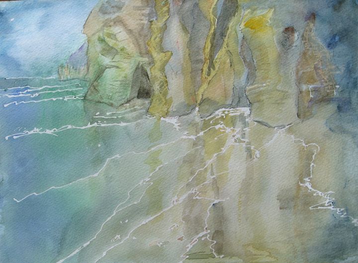 Shoreline - Art by Coralee - Paintings & Prints, Landscapes & Nature ...