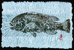 Scup on Rice Paper - ISLAND FISH PRINTS - Paintings & Prints, Animals ...