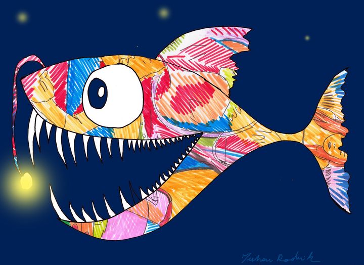 Quick Draw Fish - Juhan Rodrik - Digital Art & AI, Animals, Birds ...