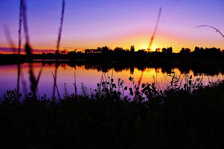 Deep Blue Sunset - Kruse Otto - Photography, Landscapes & Nature, Lakes ...