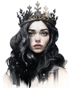 Gothic high royal princess Ana - IslaNovella - Paintings & Prints ...