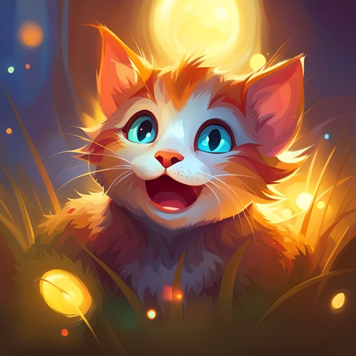 Fluffy cat 2 - Cloudsky23 - Digital Art & AI, Animals, Birds, & Fish, Cats & Kittens, Other Cats ...