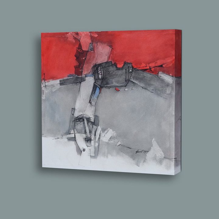 Lament - Artist Sunil Kumar - Paintings & Prints, Abstract, Color - ArtPal