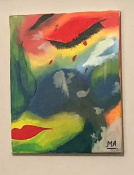 Natural Sad Lady - M.ALI - Paintings & Prints, People & Figures, Female ...