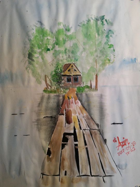 View - Azin - Drawings & Illustration, Landscapes & Nature, Other ...