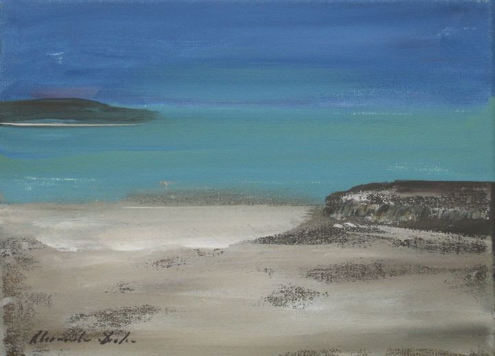 Isle of Harris, Scotland - Alexander Taylor Dickie - Paintings & Prints ...