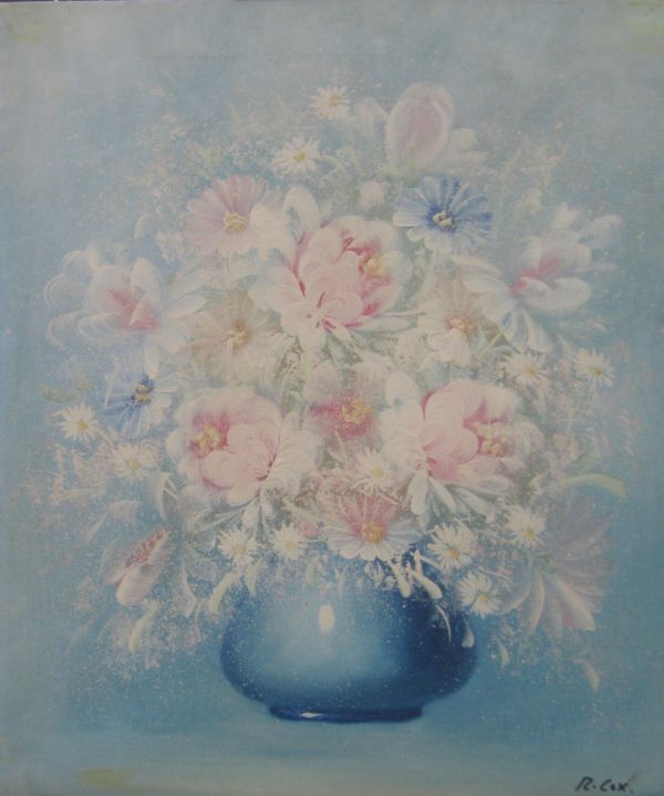 Floral, scene, Original Oil Painting - Alexander Taylor Dickie ...