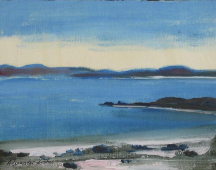 Aultbea, Wester Ross, Scotland - Alexander Taylor Dickie - Paintings ...