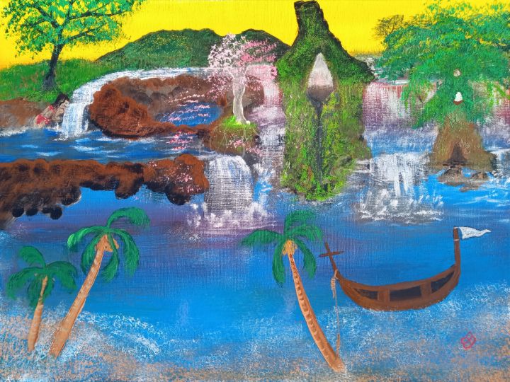 Spiritual oasis - Brewers Creations - Paintings & Prints, Religion ...