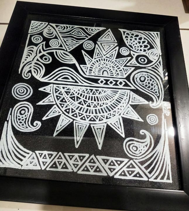 Acrylic Marker Art - Badal - Paintings & Prints, Ethnic, Cultural ...
