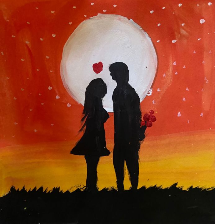 Couple Love - Upoma’s Gallery - Drawings & Illustration, People ...