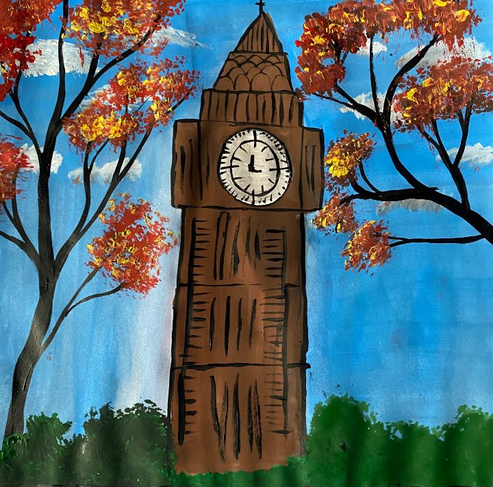 The Big Ben of London - Upoma’s Gallery - Drawings & Illustration, Landscapes & Nature, Beach ...
