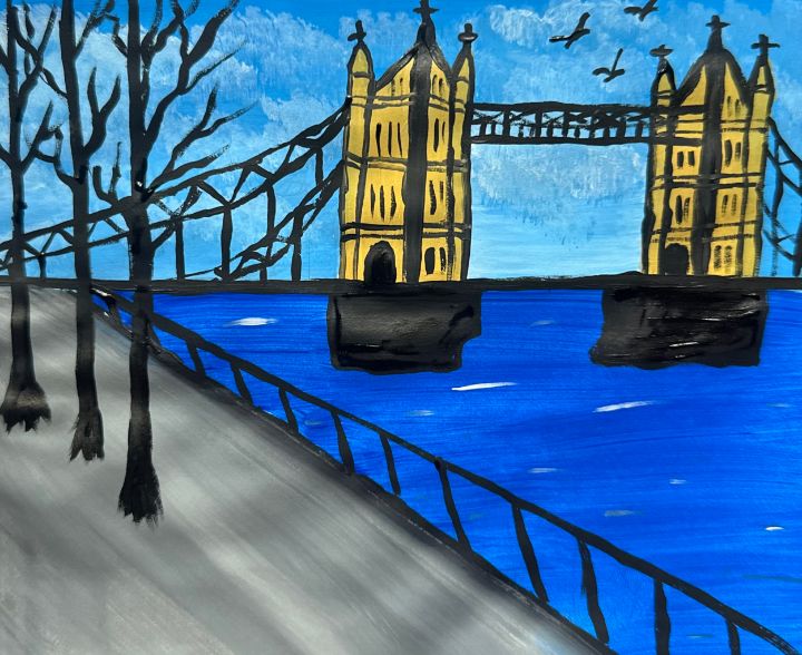 Beautiful London tower bridge - Upoma’s Gallery - Drawings & Illustration, Buildings ...