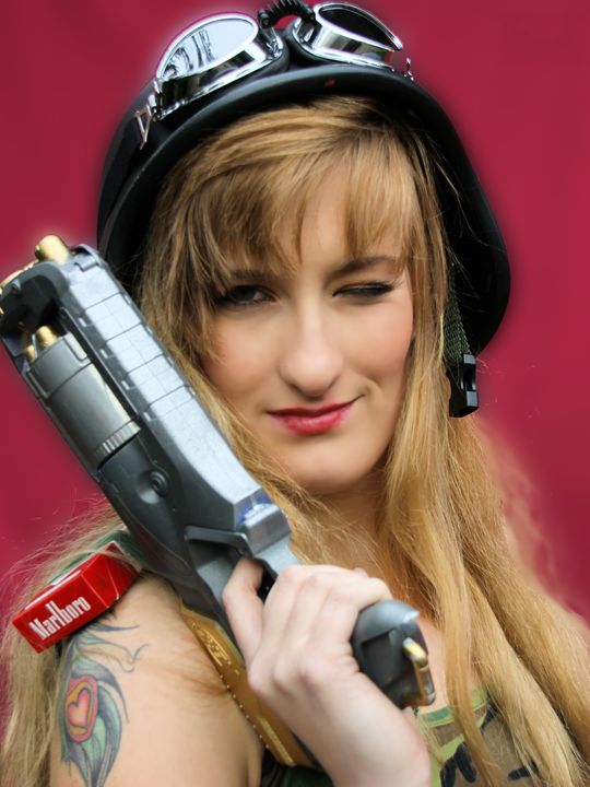 Tank Girl Winking - DunJon Fantasy Art - Photography, Fantasy ...