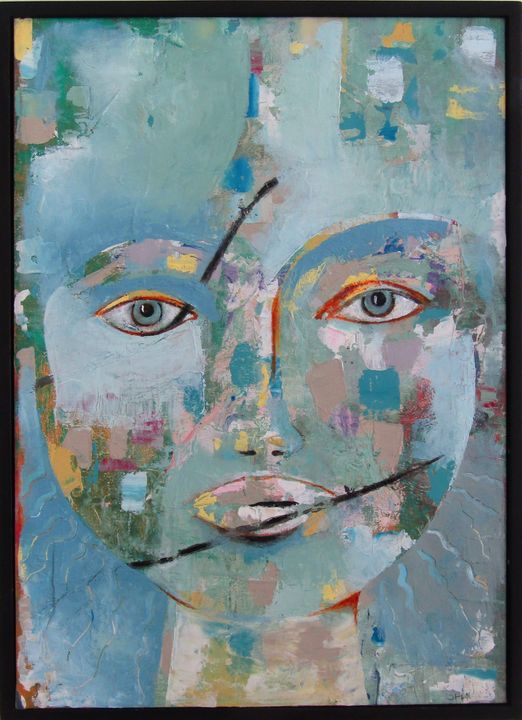 Nonplussed - SUSAN PROCTOR HUME - Paintings & Prints, People & Figures ...