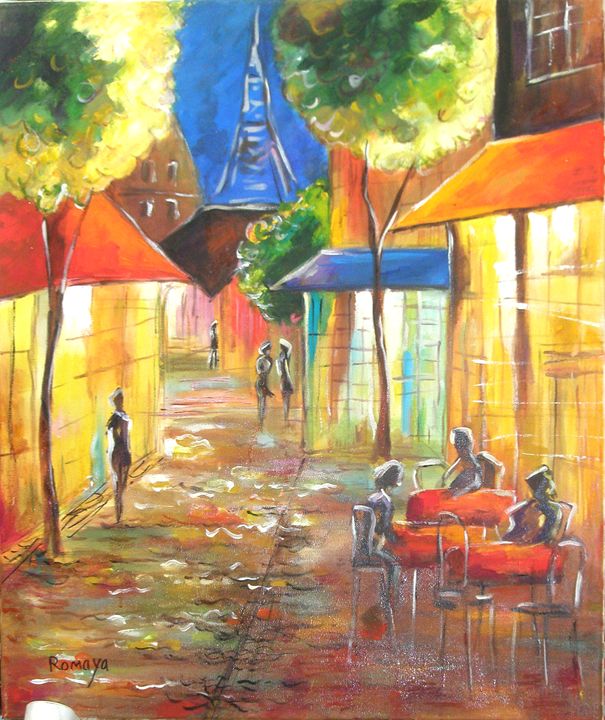 Paris - Romaya art - Digital Art & AI, Landscapes & Nature, Cityscapes ...